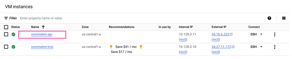Building free OSM geocoding / reverse geocoding on GCP