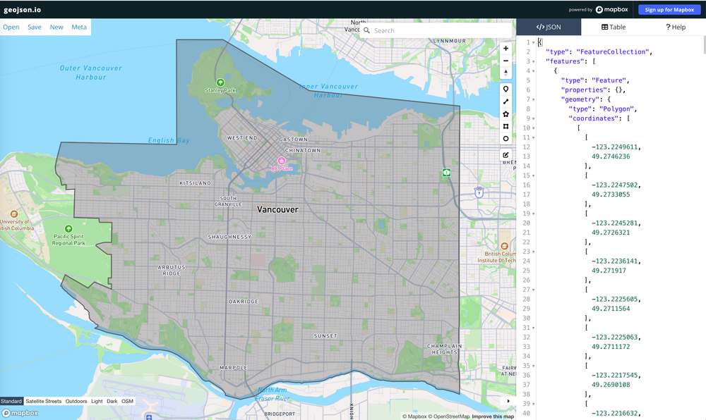 How to draw and view boundary data with OpenStreetMap OSM