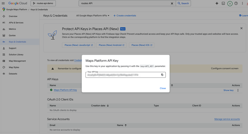 A developer's guide to the Google Routes API