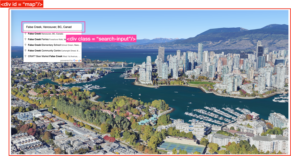 Use Place Autocomplete to go anywhere on Google Maps 3D