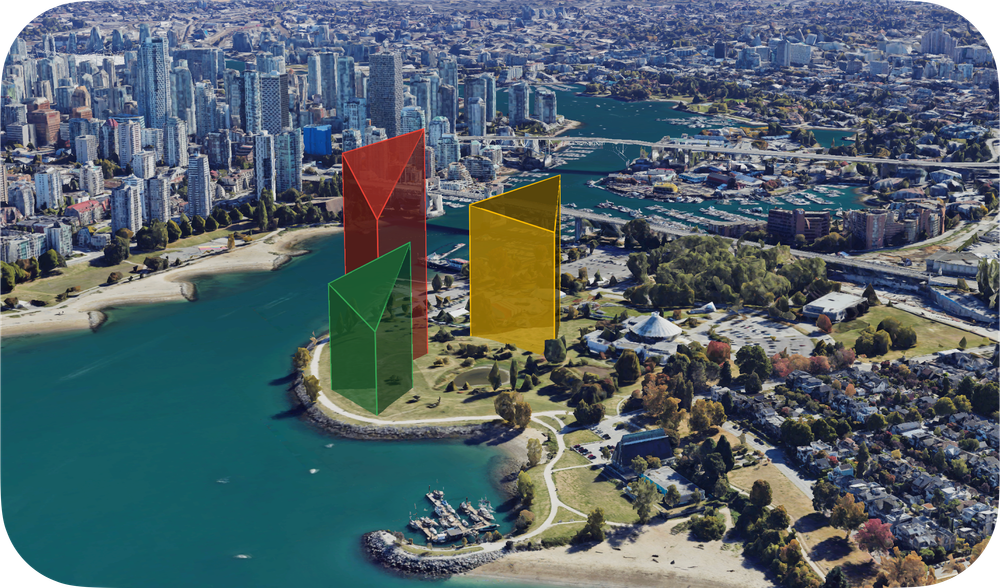 Add a 3D polygon to a Google Photorealistic 3D map