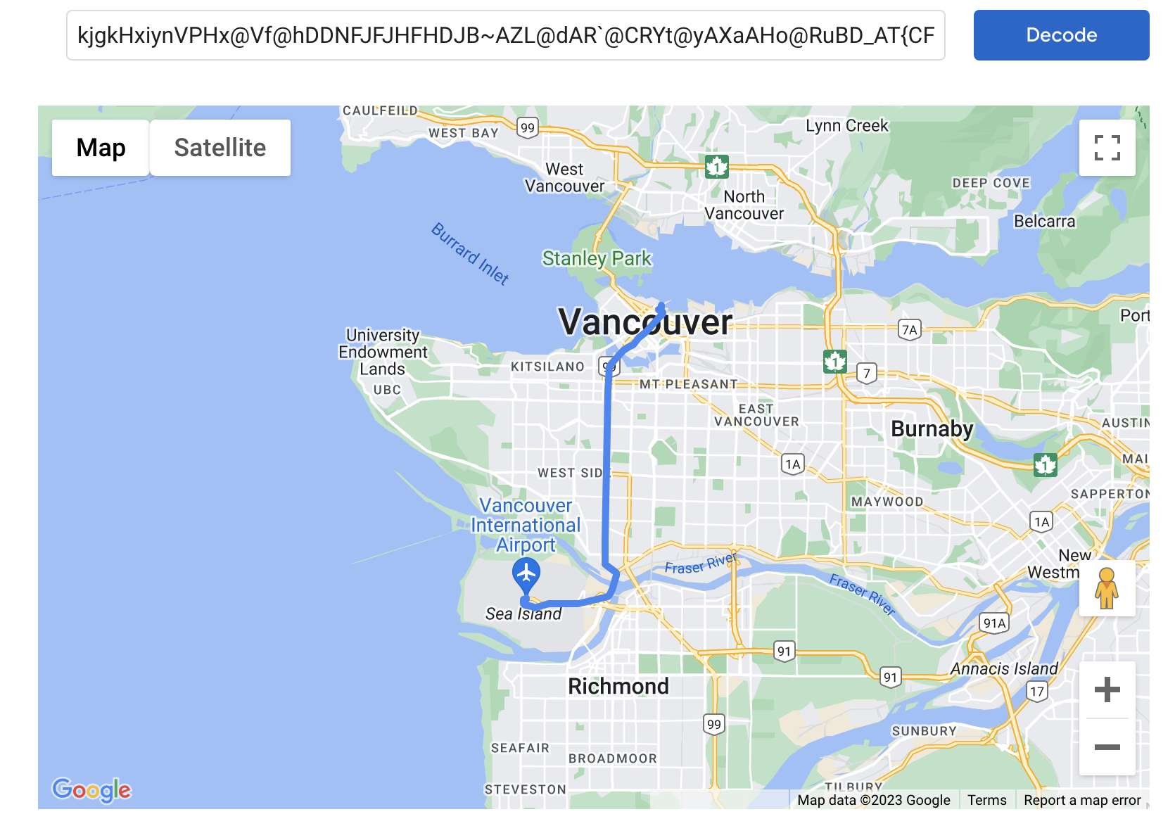 OSRM Route API: Turn by turn directions and polylines