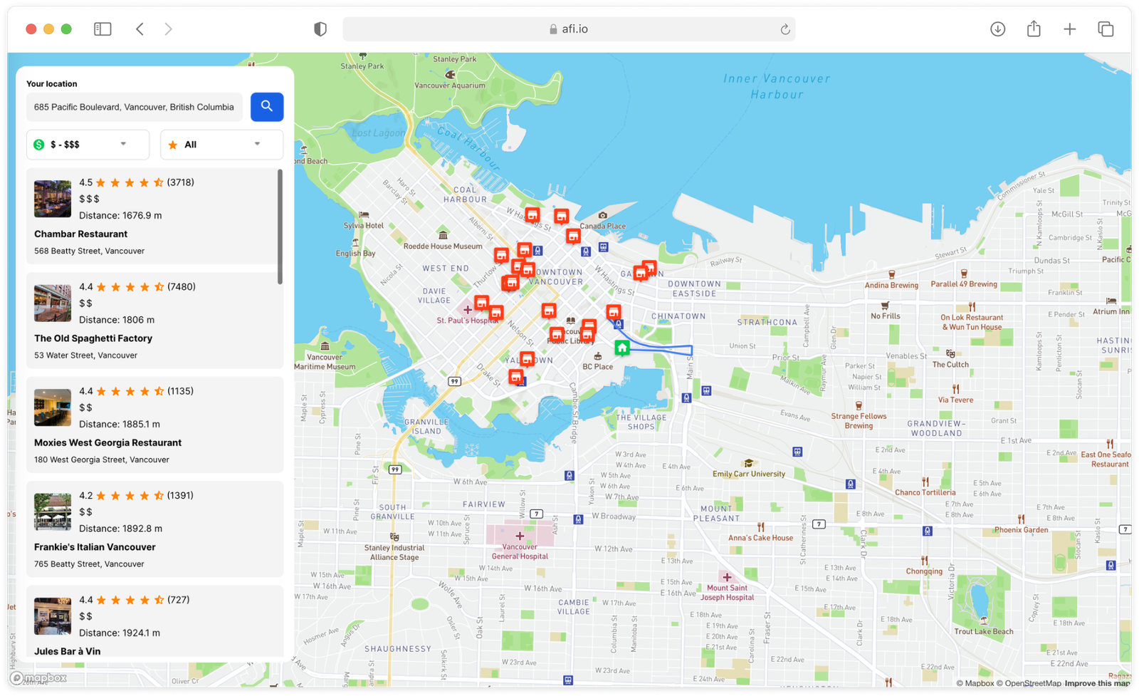 Osrm Table Api Free Distance Matrix Api With Examples