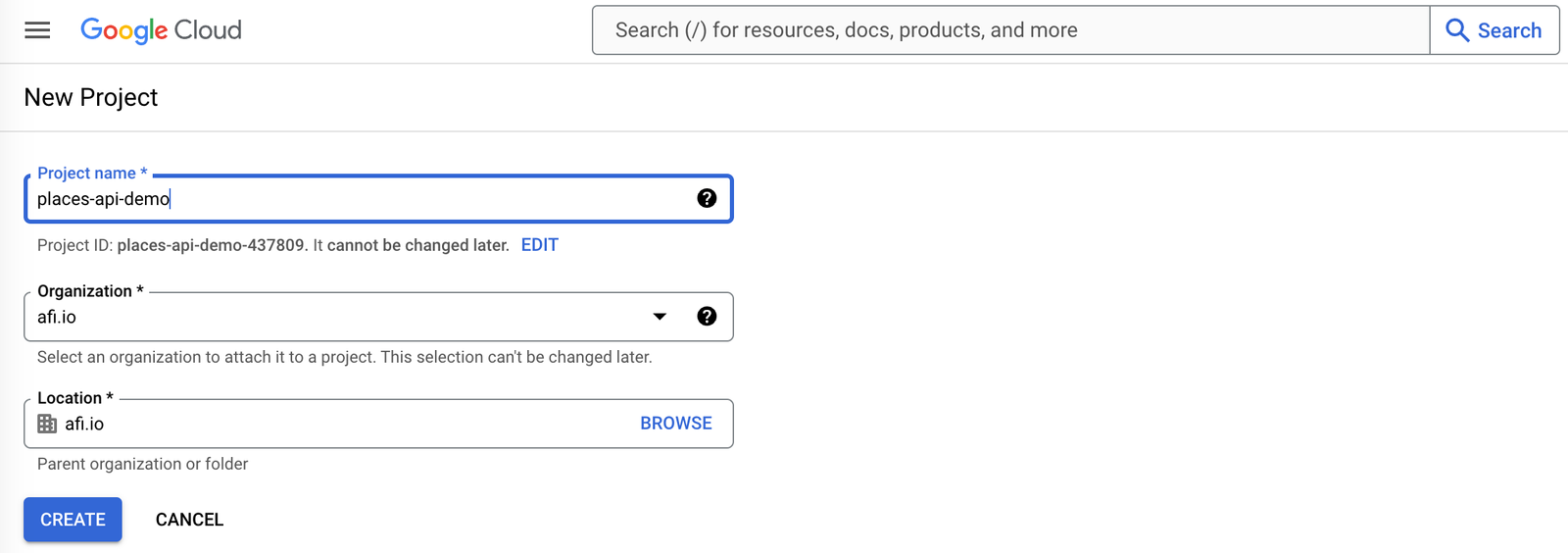 Finding the right place with the Google Places API