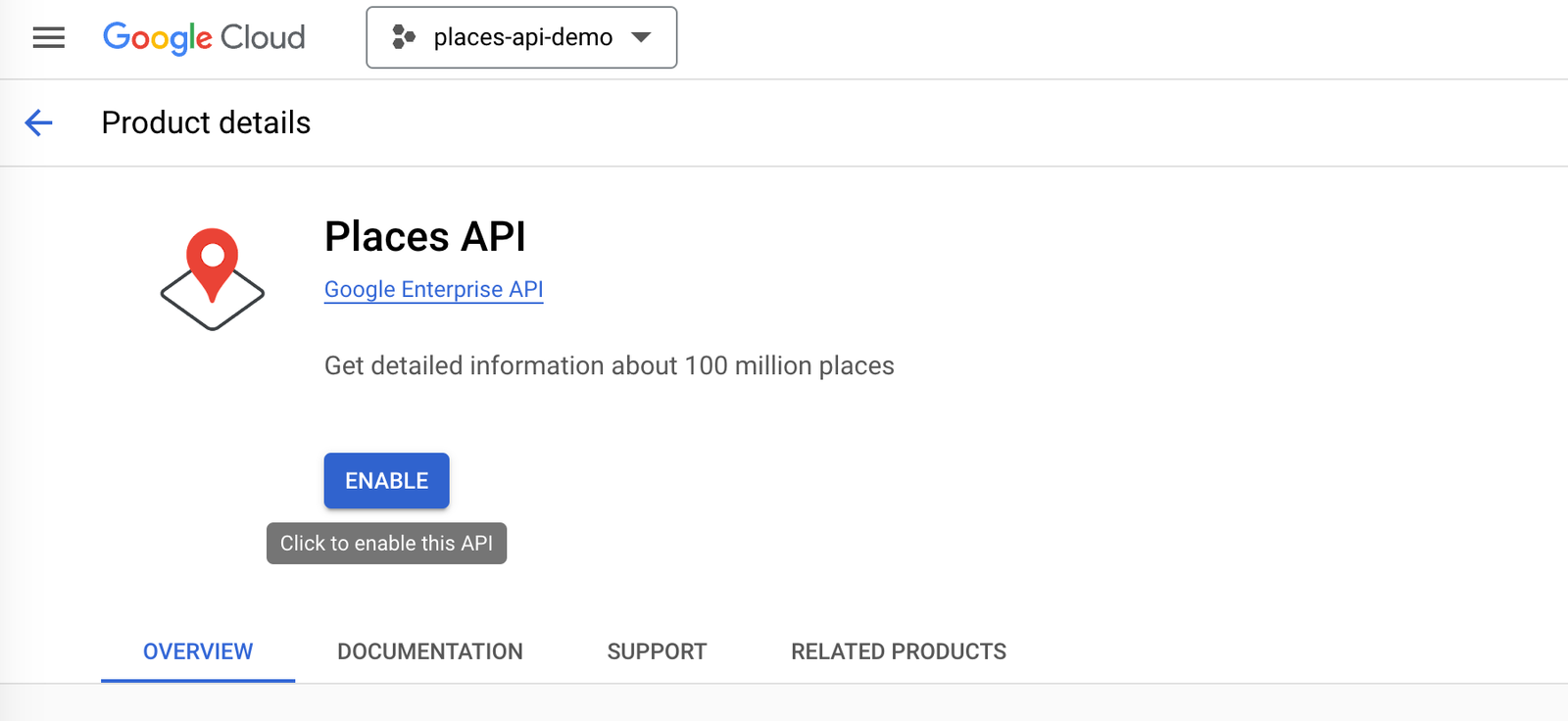 Finding the right place with the Google Places API