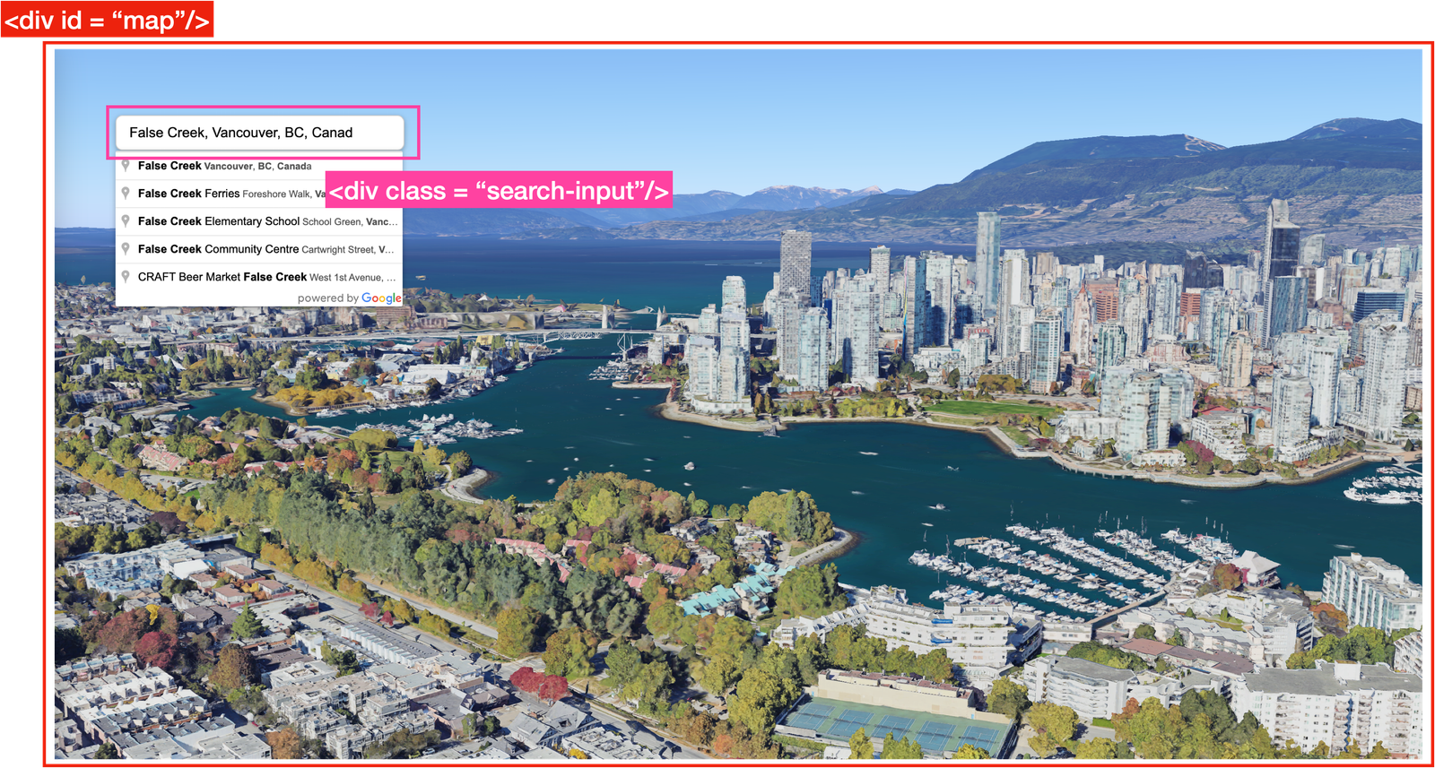 Use Place Autocomplete to go anywhere on Google Maps 3D