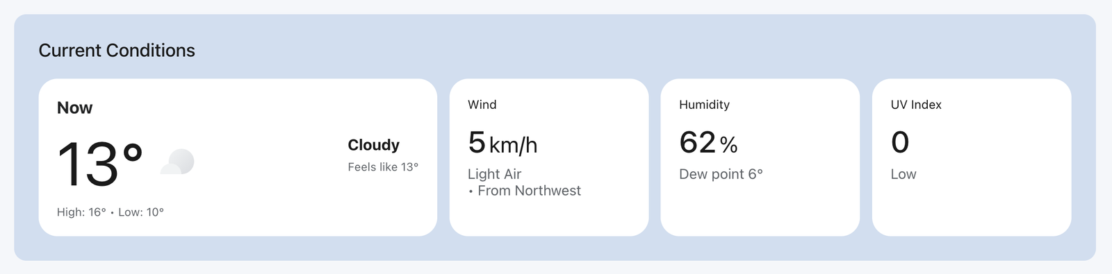 Build a weather app with the Google Weather API