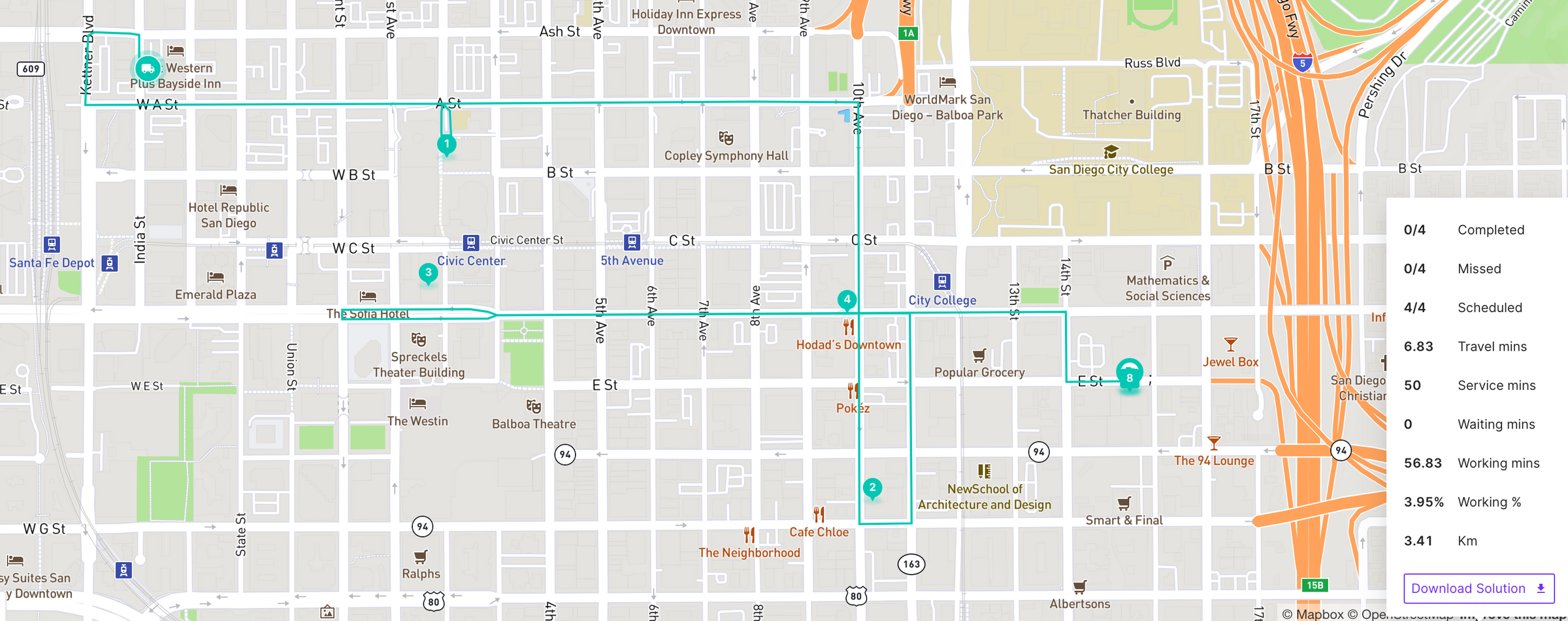 Optimizing a Route with the Google Maps Directions API