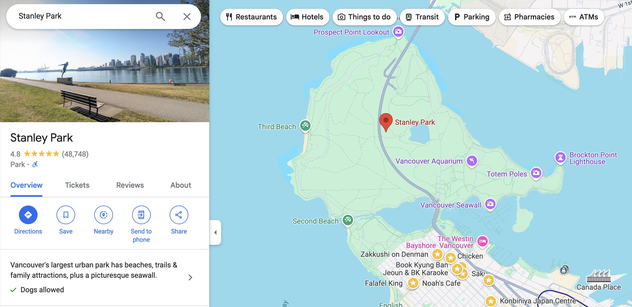 Google Place Details and Place Photos API