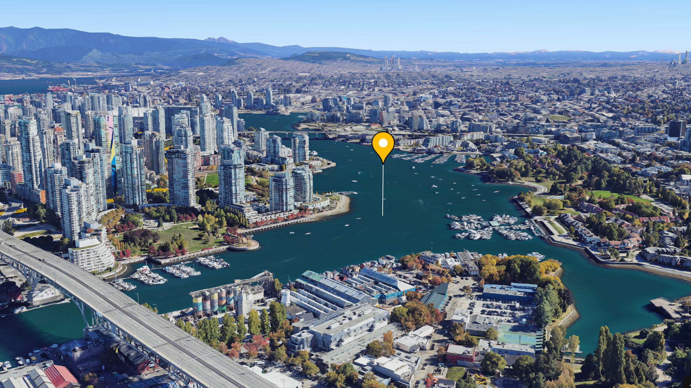 Add map markers, overlays and polylines to Google Maps 3D