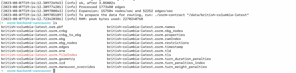 Setting up osrm-backend using Docker