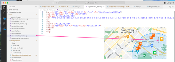 Google Nearby Search API