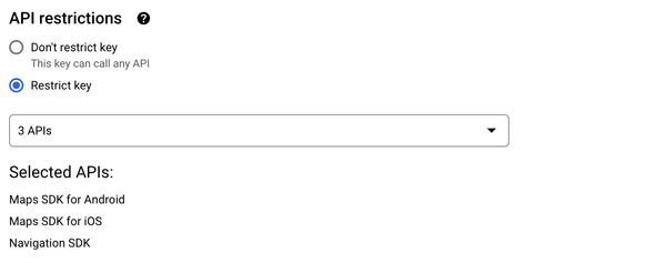 Google Navigation SDK standalone