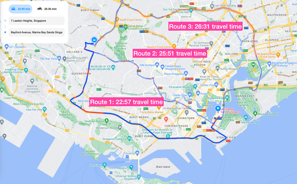 Plan a route with multiple stops using the Routes API