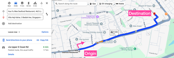 Plan a route with multiple stops using the Routes API