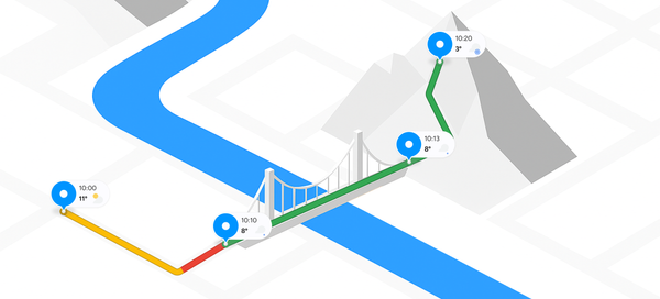 Google Maps weather along route: Weather-aware planner
